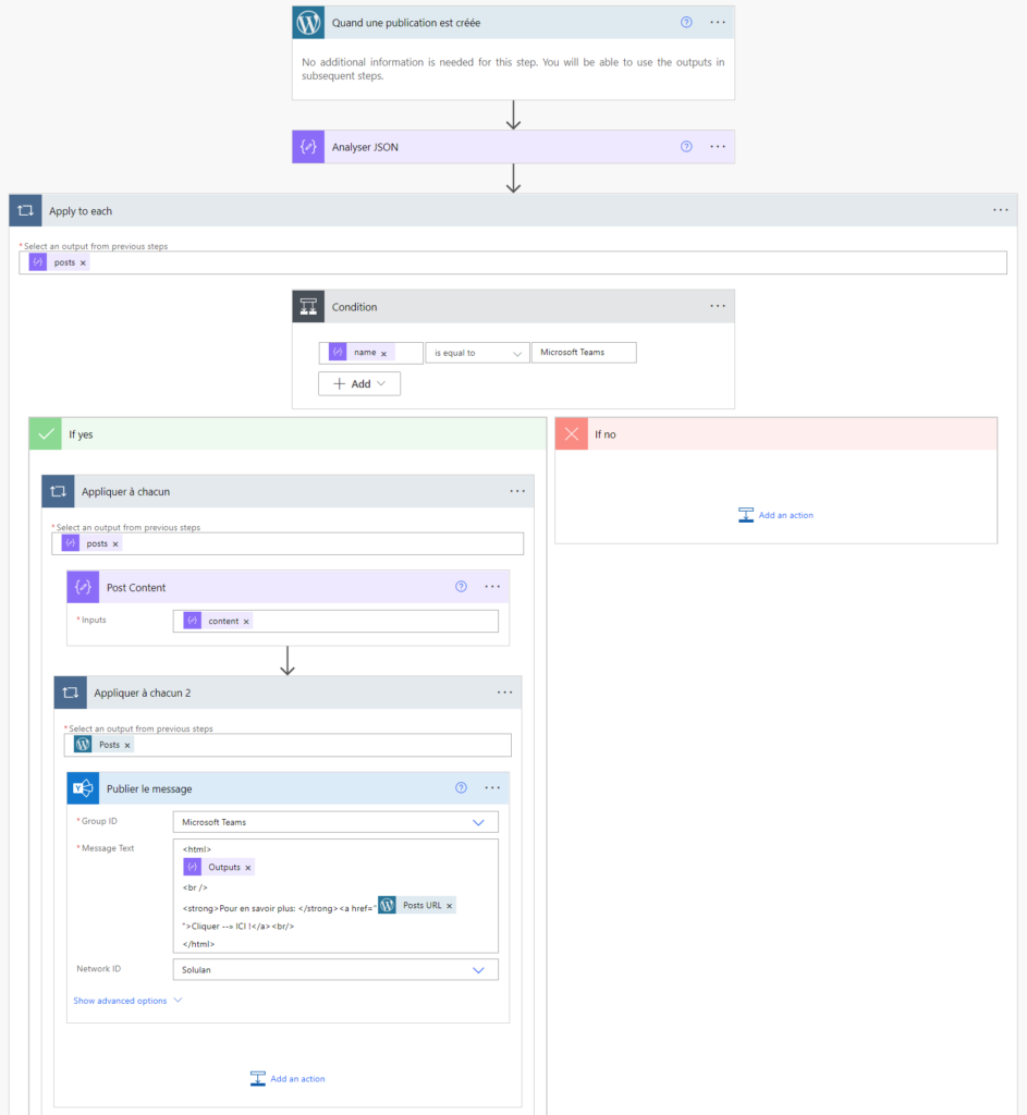 Power Automate WP > Yammer > JD. Blog