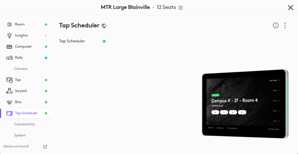 Logitech Tap Scheduler > JD. Blog