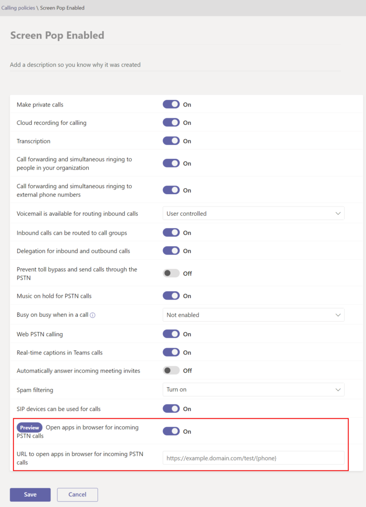 Pop-up window for incoming PSTN calls > JD. Blog