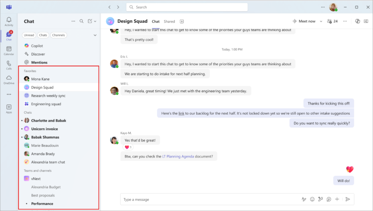 The new Microsoft Teams chat and channel experience > JD. Blog