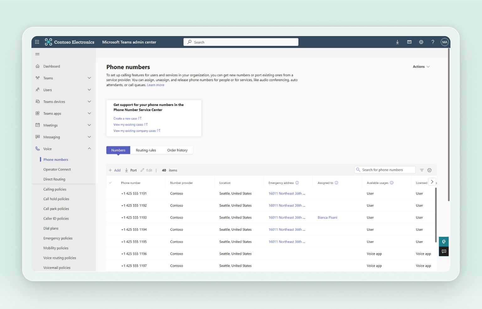 Direct Routing - Inventory of your telephone numbers > JD. Blog