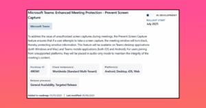 Block screenshots during Teams meetings > JD. Blog