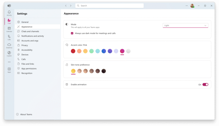 Accent color in Microsoft Teams > JD. Blog